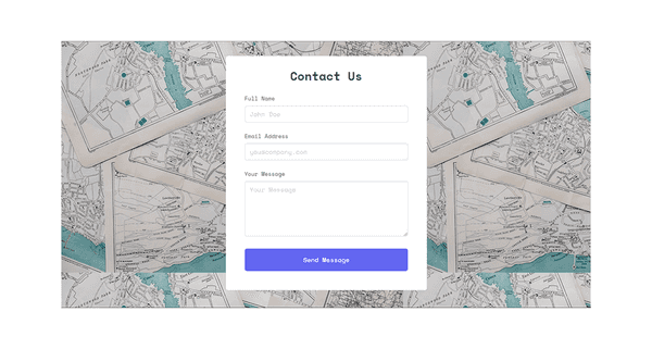 Contact Form Page Tailwind Component contact-form-page-tailwind-component