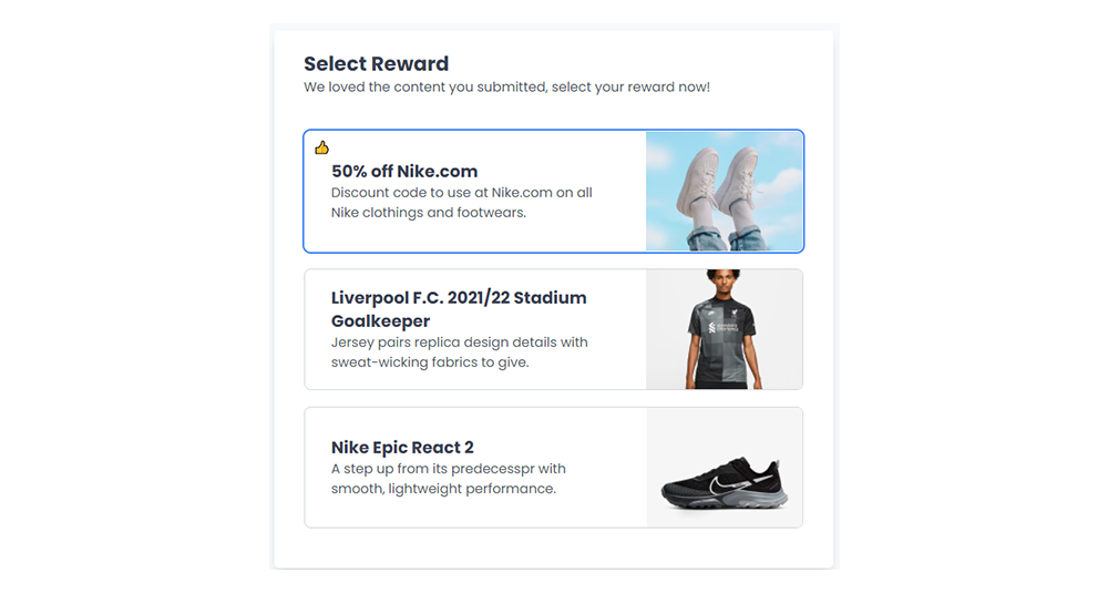 Select Reward - Tailwind Component Select Reward - Tailwind Component