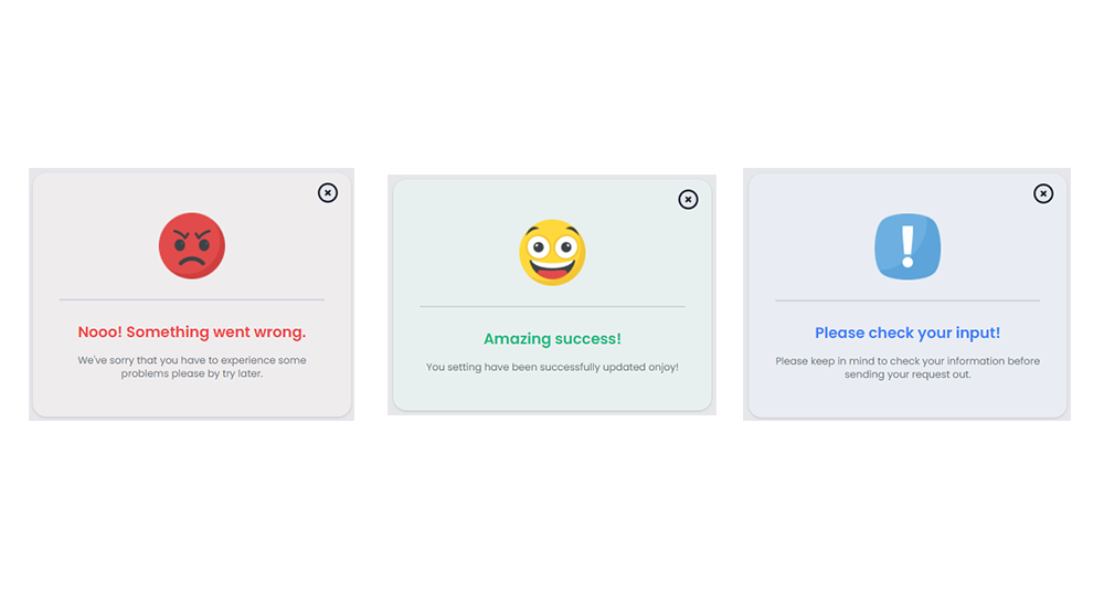 Toast Notifications with Large Icon - Tailwind Component Toast Notifications with Large Icon - Tailwind Component